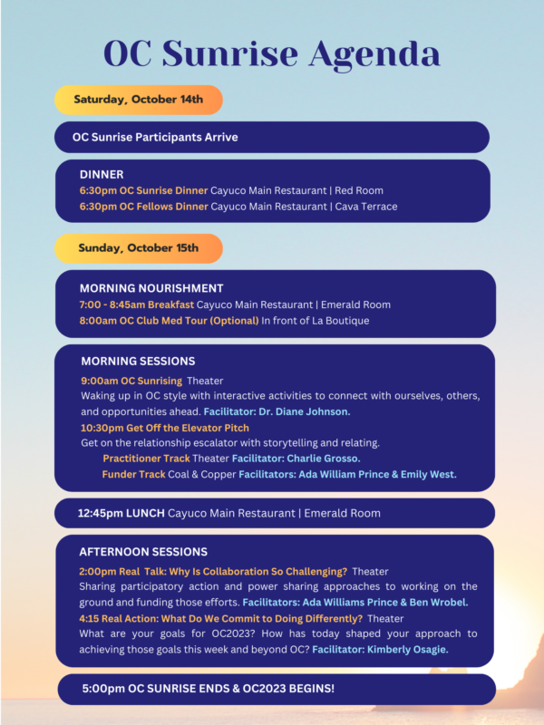 OC Sunrise - Opportunity Collaboration